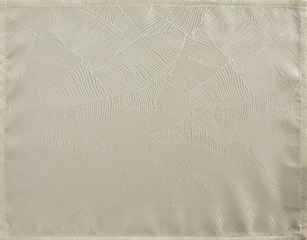 SADA 4 KS PROSTÍRÁNÍ NA STŮL ISLA 30X40 CM KRÉMOVÁ