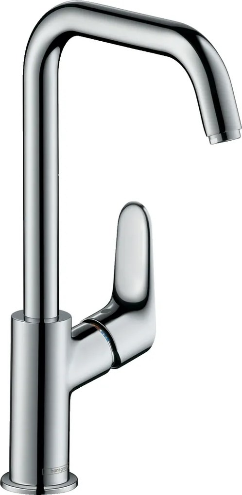 Hansgrohe Focus E2, umyvadlová baterie s otočným výtokem, chromová, 31519000