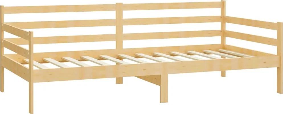 vidaXL Denní postel s matrací 90 x 200 cm masivní borové dřevo [3083579] Barva: medová hnědá