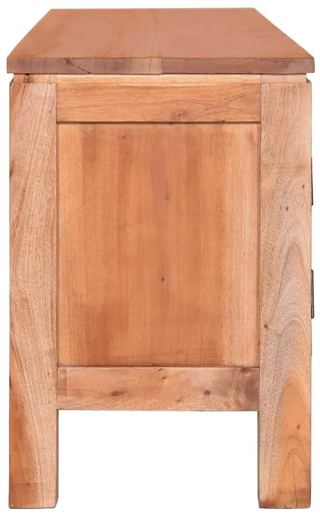 vidaXL TV stolek 110 x 30 x 45 cm masivní mahagonové dřevo