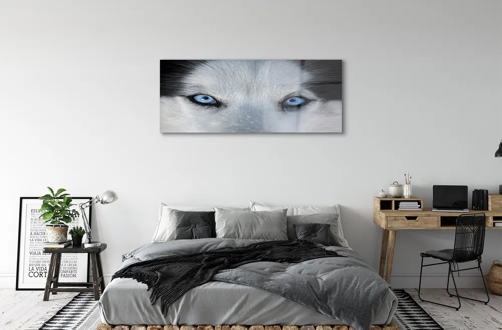 akrylový obraz wolf Eyes 120x60 cm