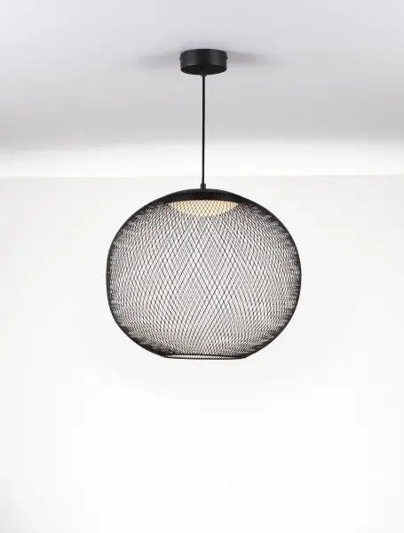 LED černá designová svítilna Kinetic 154