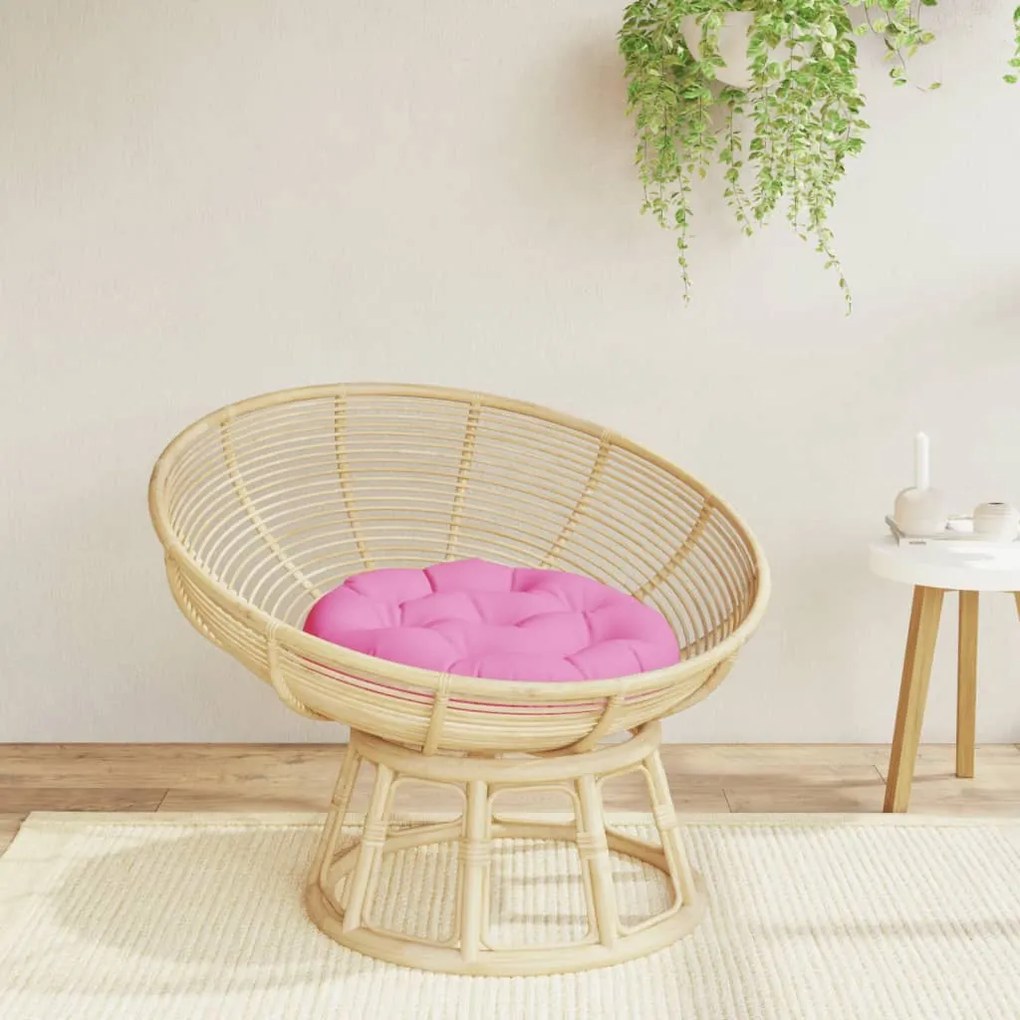 Kulatý sedák růžový Ø 60 x 11 cm oxfordská tkanina - Default Title