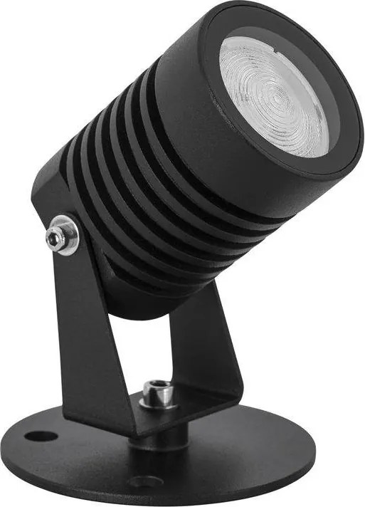 NV 9271431 Venkovní nástěnné svítidlo FEND černý hliník a sklo LED 5W 3000K 100-240V 21st. IP65 - NOVA LUCE