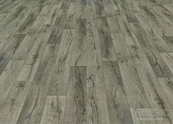 Breno PVC MAXIMA EKO Hunter Oak 094 (638-12) - šedé dřevo, šíře 400 cm