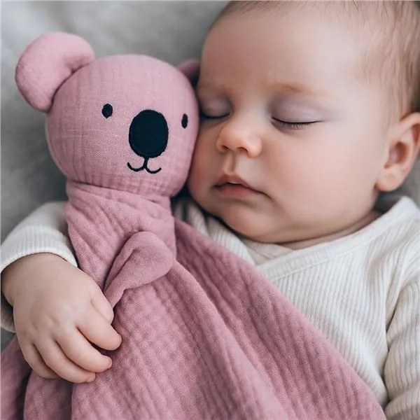 Mušelínový usínáček New Baby Koala pink