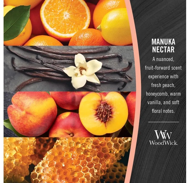 WoodWick Svíčka Manuka Nectar váza velká, 609,5 g SLEVA