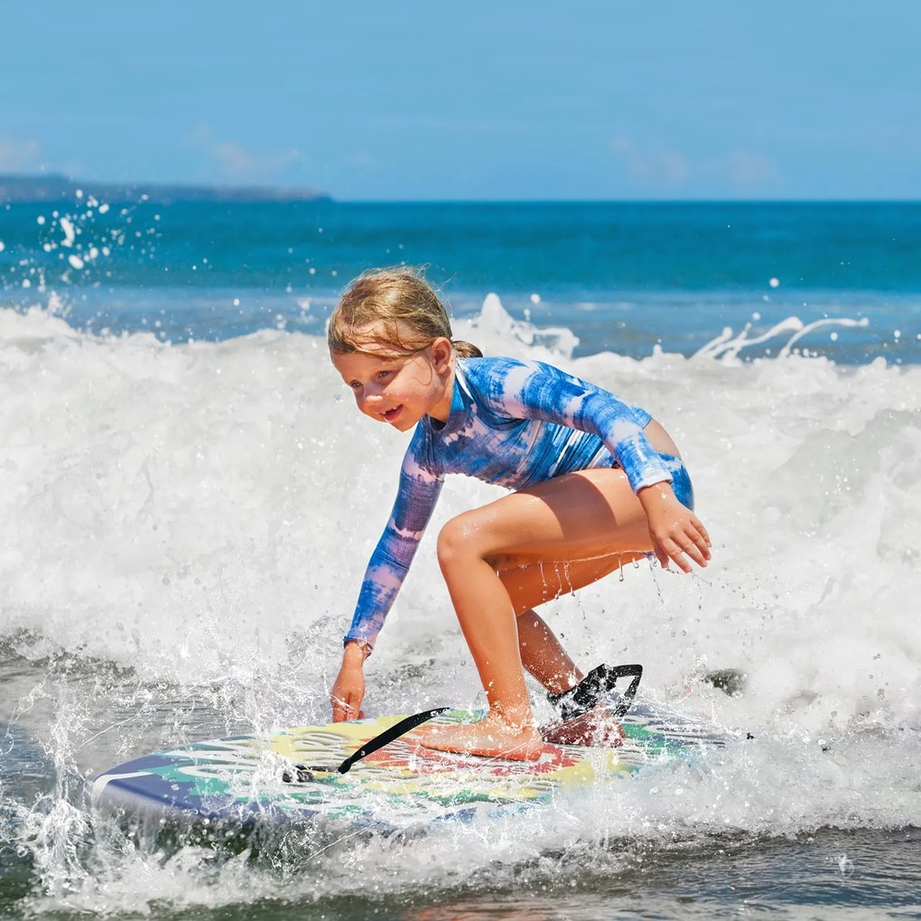 Costway 104 cm dlouhé bodyboard pro děti s jádrem z EPS a palubou XPE a vířivým