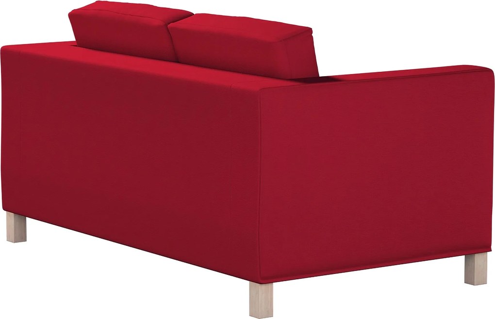 Potah na pohovku IKEA Karlanda 2-místná, krátký barva červená látka pletený vzor