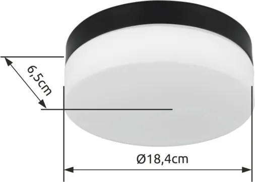 Globo 32111B - Koupelnové svítidlo VRANOS 1xE27/60W/230V pr. 18,4 cm IP44