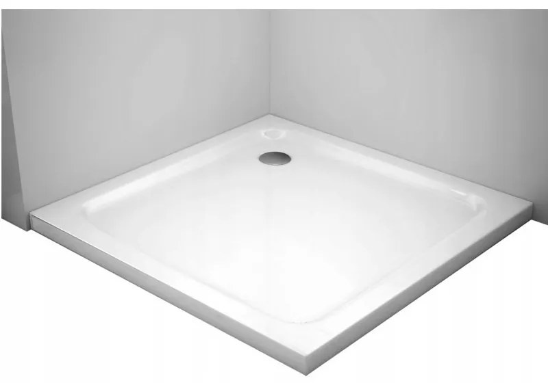 Sprchová vanička čtvercová MEXEN SLIM 100x100 cm + sifon