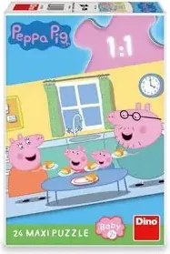 DINO Peppa pig oběd maxi / 24 dílků / od 2 let