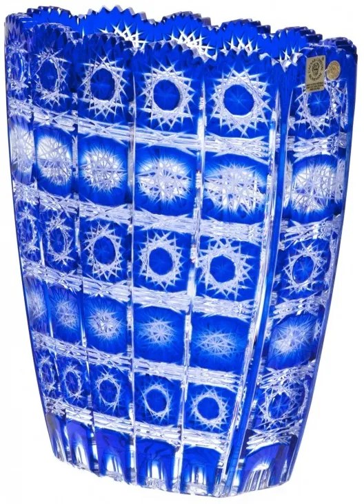 Váza  Paula II, barva modrá, výška 230 mm