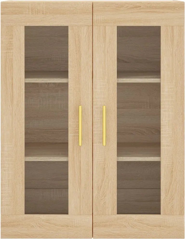 Skříň highboard dub sonoma 69,5 x 34 x 180 cm kompozitní dřevo 3198524