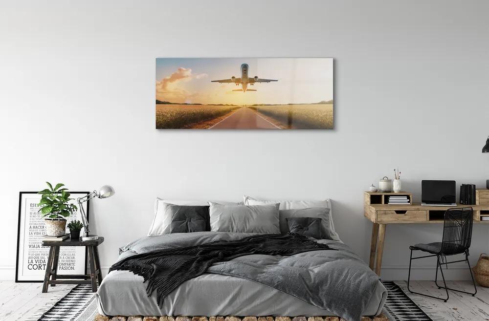 akrylový obraz Letadlo West City 120x60 cm