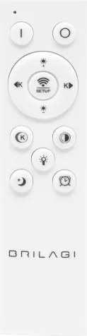 Brilagi - LED Stmívatelné stropní svítidlo MODERN LED/58W/230V 3000-6000K + DO