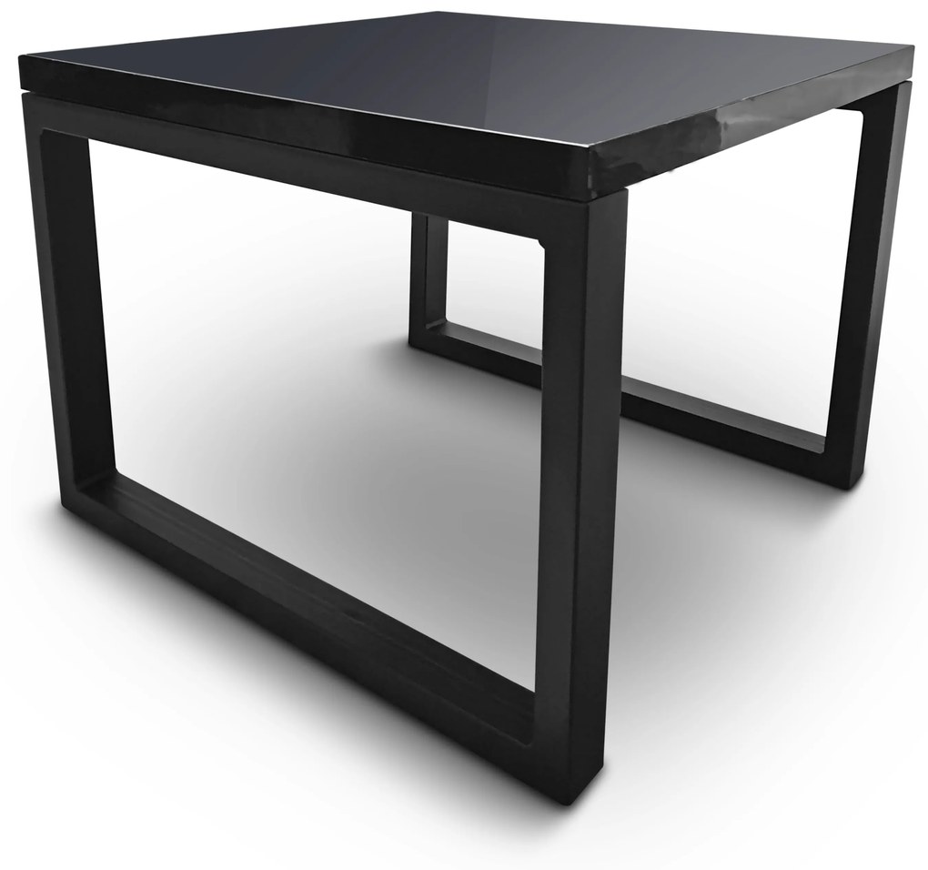 Konferenční stolek MOARTI 60x60 Hlavní barva: Černá Lesk