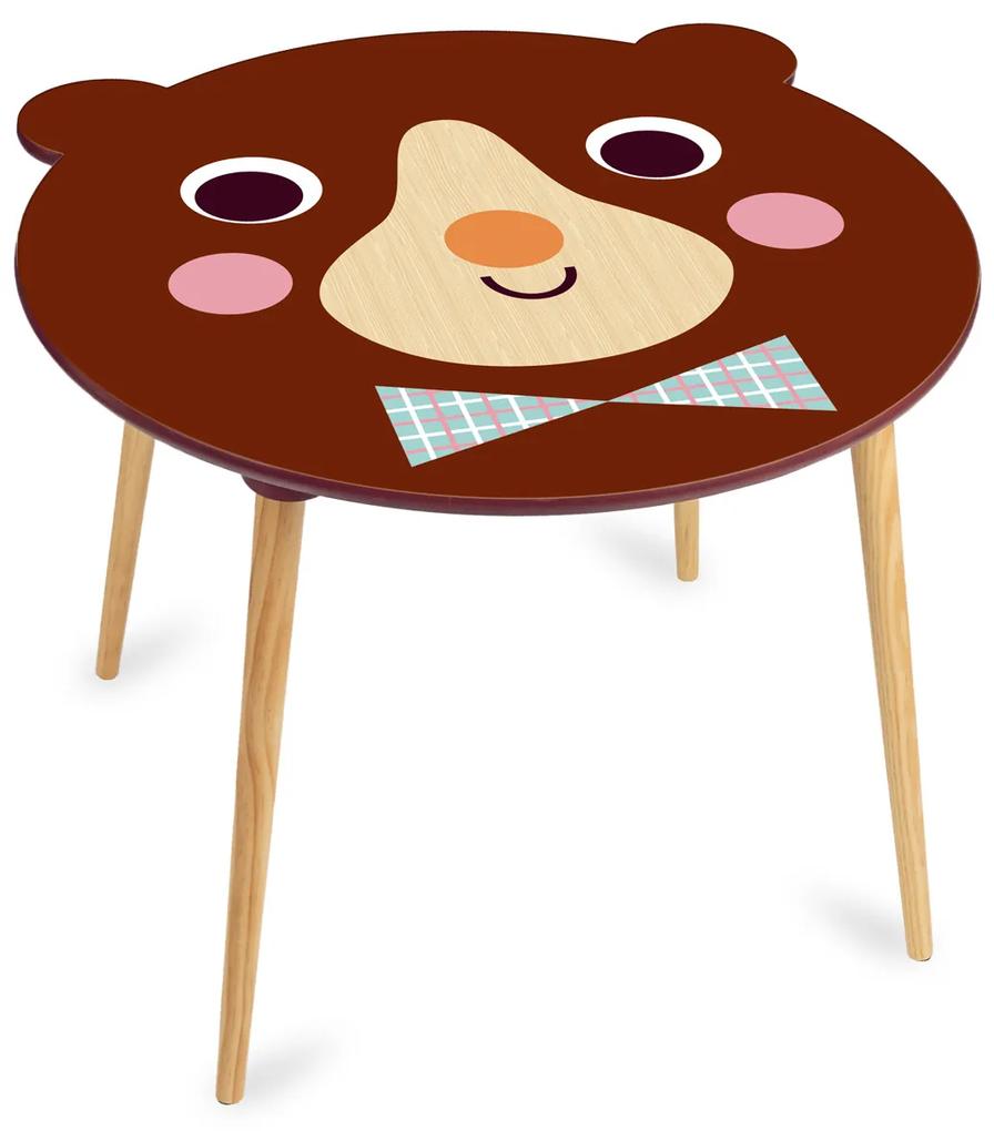 Vilac Dřevěný stoleček medvídek