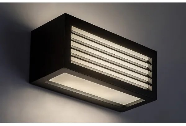 Rabalux 77100 - LED Venkovní nástěnné svítidlo LUBLIN LED/10W/230V IP54 černá