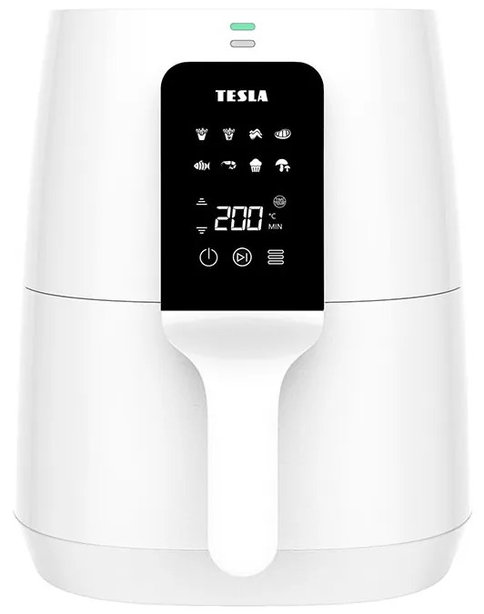 TESLA AirCook Q30 - multifunkční digitální horkovzdušná fritéza (bílá barva)
