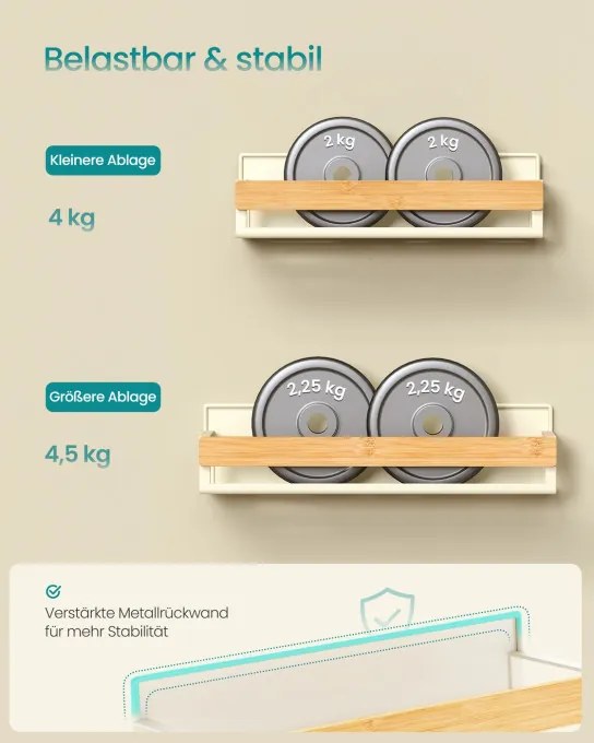 Sada kuchyňských polic KCS062WD01 (4 ks)