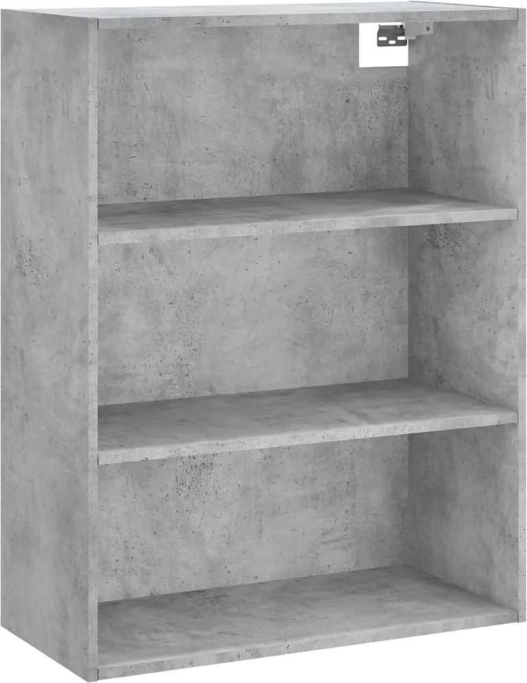 Skříň highboard betonově šedá 69,5x34x180 cm kompozitní dřevo 3189961
