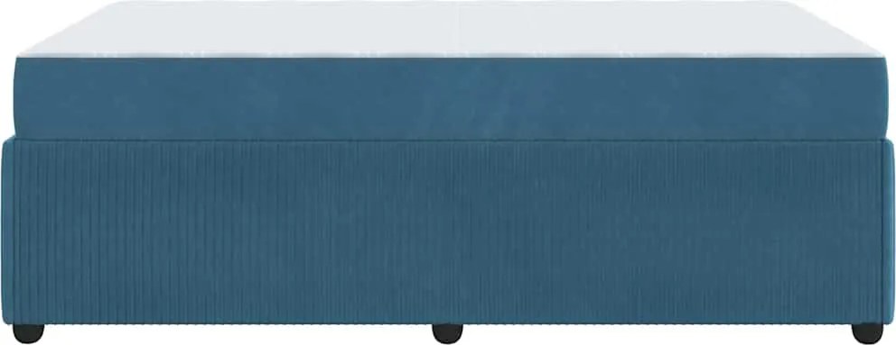 Rám postele Modrá 120 x 200 cm textil 3398390