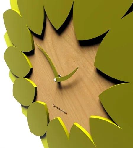 Designové hodiny 11-009 CalleaDesign Flip 45cm (více barevných variant) Barva zelená oliva-54