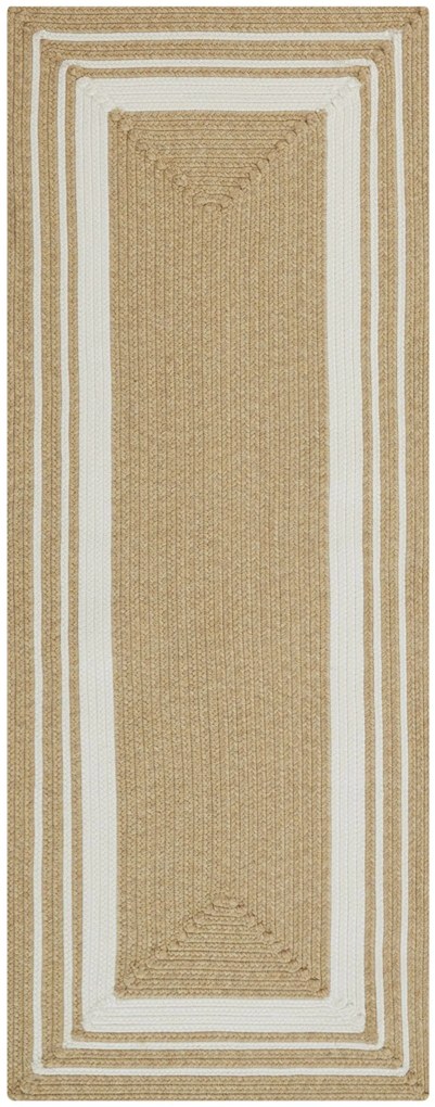 Hanse Home, Kusový koberec Braided 105556 Creme Beige – na ven i na doma, 160x230, béžová, chodba / předsíň
