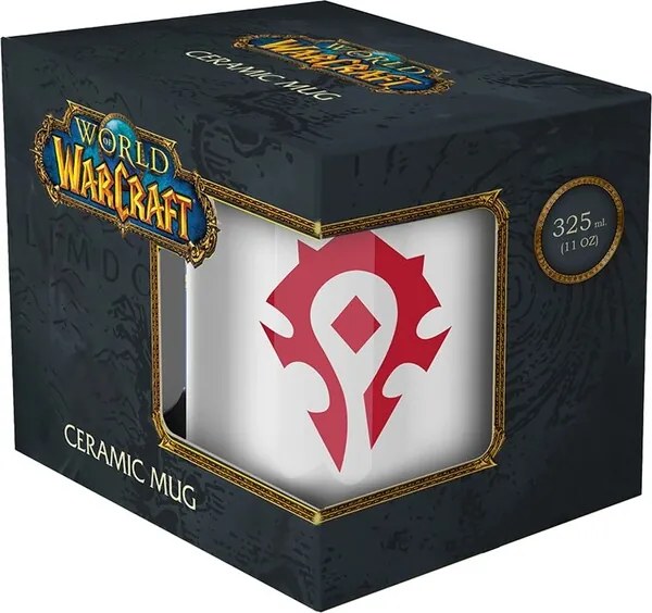 Keramický hrnek World of Warcraft Horda - bílý 330 ml (dárkové balení) Vícebarevná