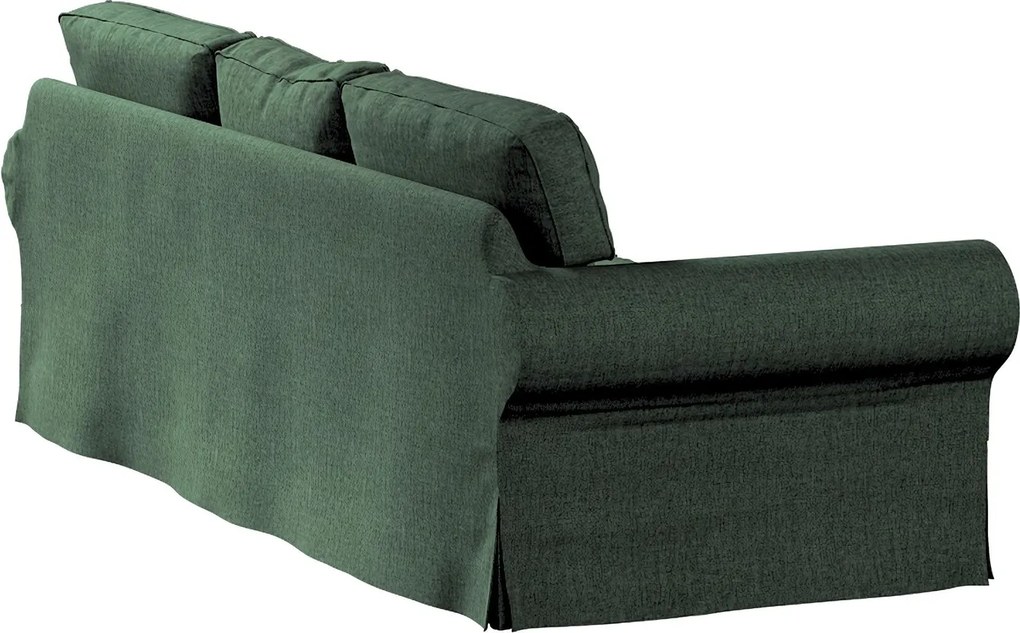 Potah na pohovku IKEA Ektorp 3-místná, rozkládací STARÝ MODEL PIXBO barva zelená látka pletený vzor