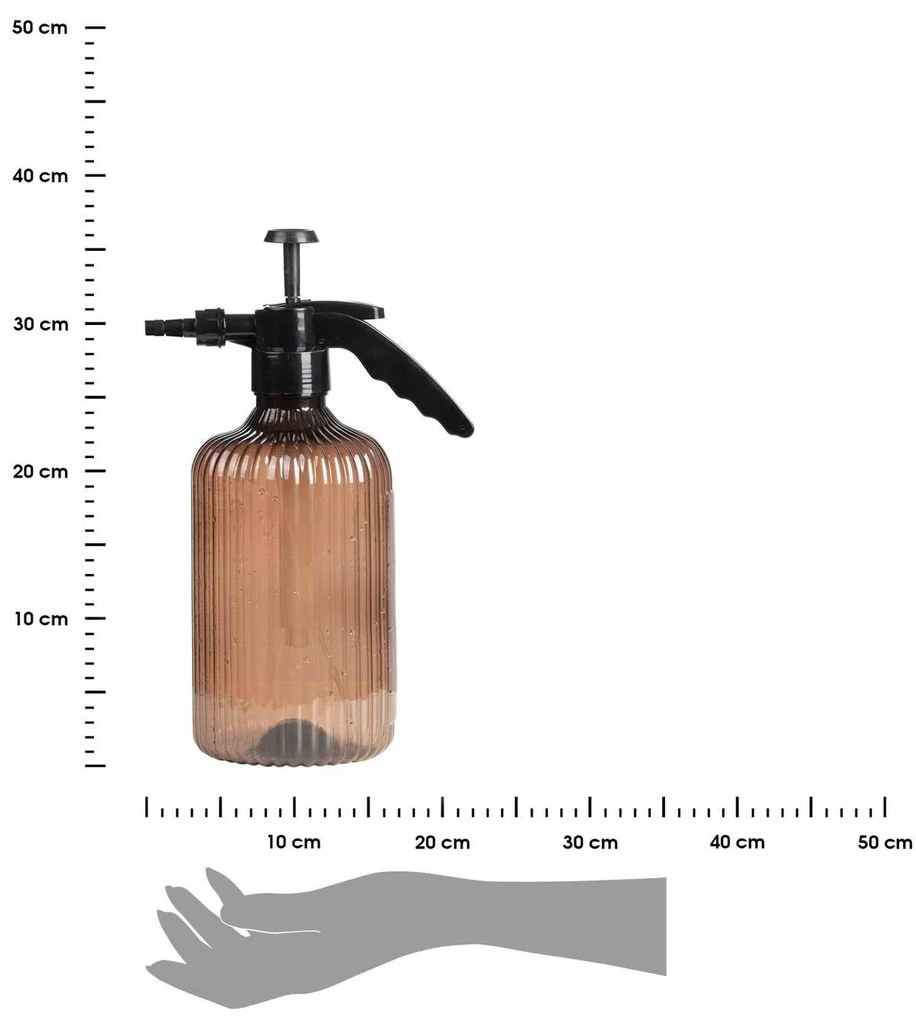 Tlakový rozprašovač Stripe, 2,2 l, hnědá