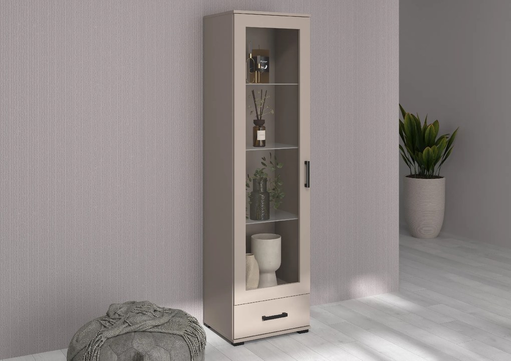 ADRK Furniture Frazio Vysoká vitrína ADRK-SHC-FRA-50-K