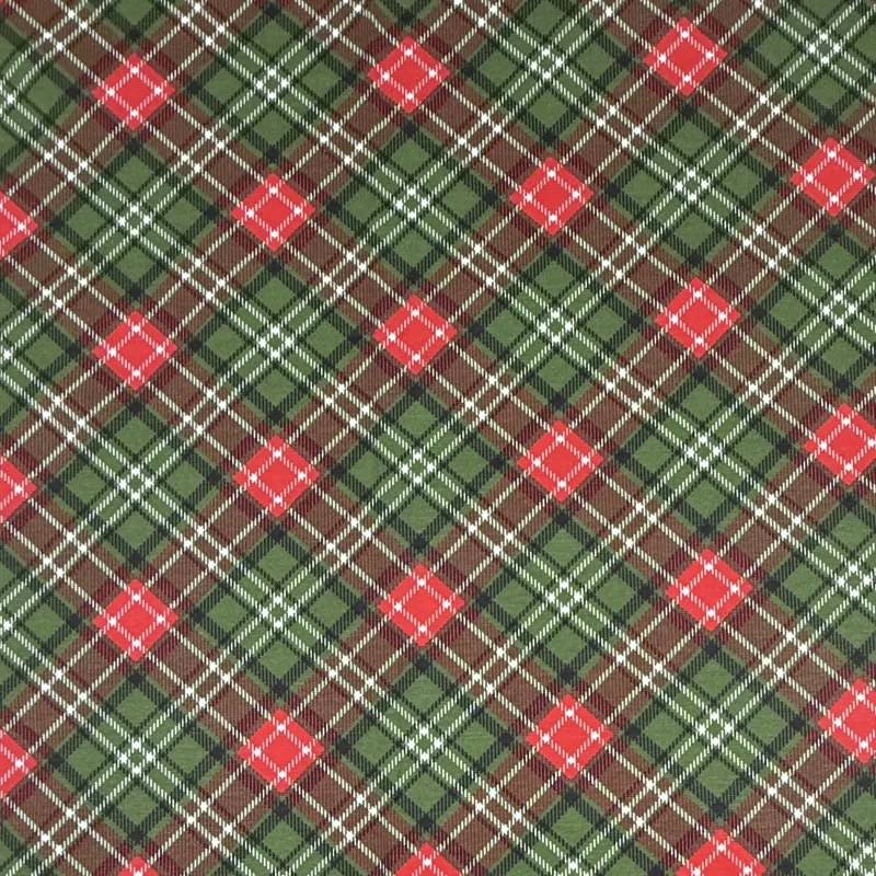 Ervi Teflonový běhoun na stůl Royal Lux - Tartan vánoční