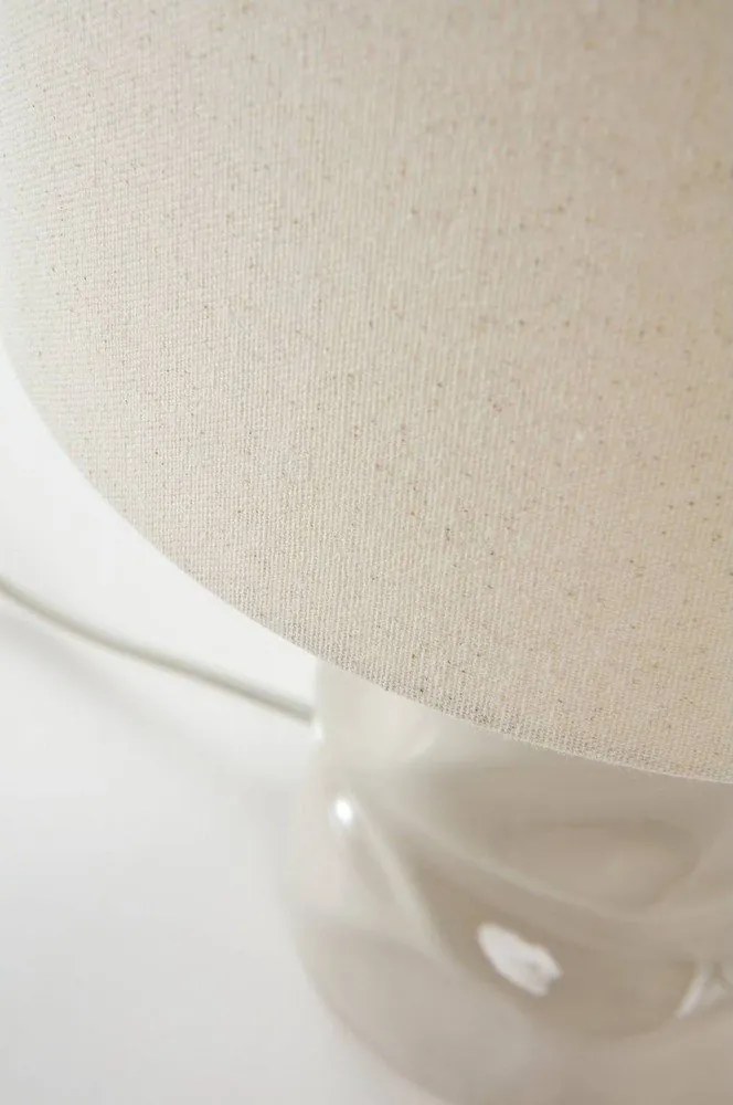 Šedá keramická stolní lampa (výška 40 cm) Milera – Jotex