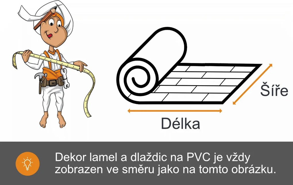Lentex, PVC podlaha - lino Flexar PUR 603-06 hnědá, na míru, šíře 2m,4m, hnědá, bez podkladu, kancelář