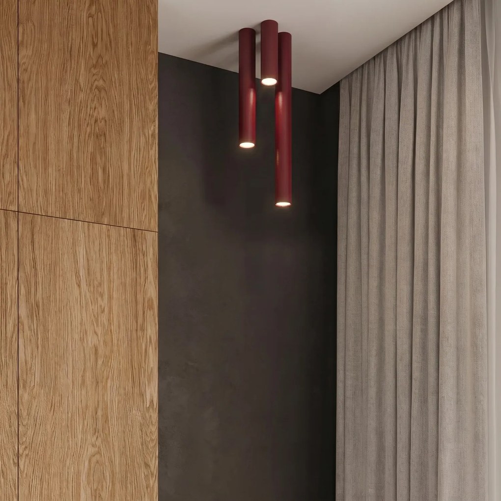 Sollux Lighting Stropní svítidlo LAGOS 20 bordó