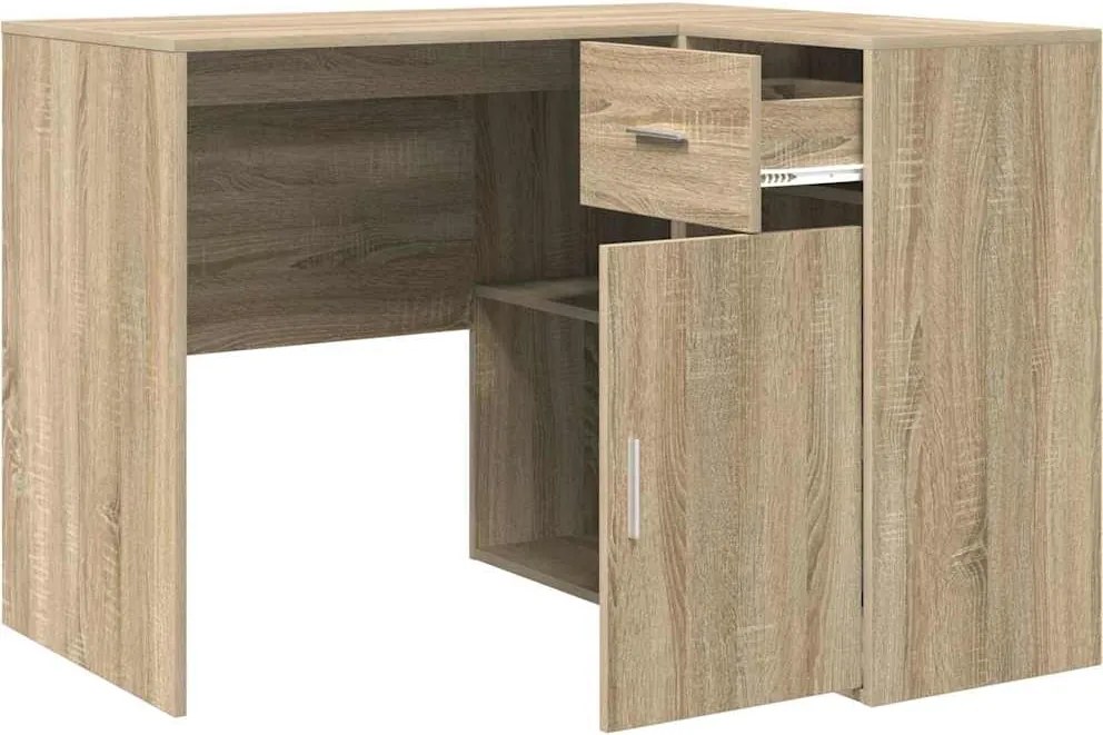 Rohový psací stůl se zásuvkou Sonoma dub 102 x 88 x 75 cm 3337275