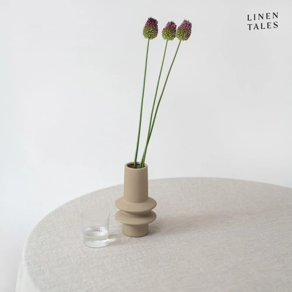 Lněný ubrus ø 150 cm – Linen Tales