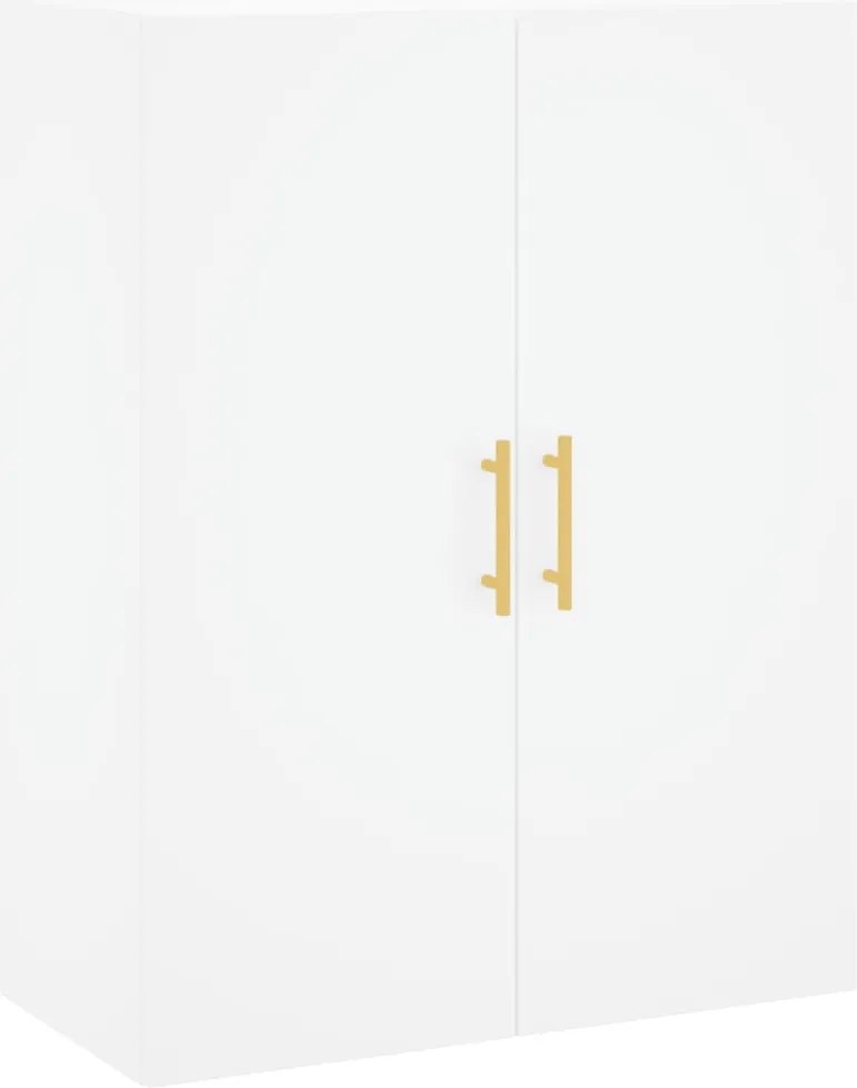Skříň highboard bílá 69,5 x 34 x 180 cm kompozitní dřevo 3198137