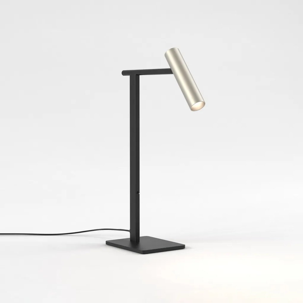 Minimalistická stolní lampička Leda Table Barva: Nikl matný