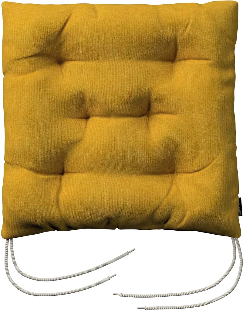 Sedák Honza barva žlutá látka pletený vzor