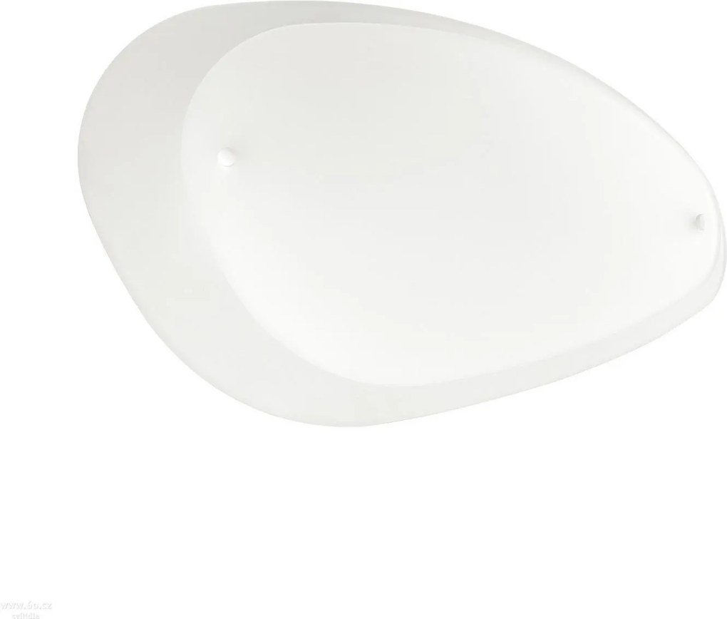 Linealight 90315 Moledro_W, nástěnné svítidlo ze dvou plátů bílého skla, 2x46W E27, 43x26cm