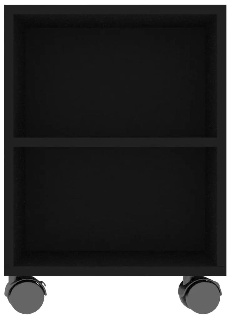 vidaXL TV skříňka černá 120x35x48 cm kompozitní dřevo