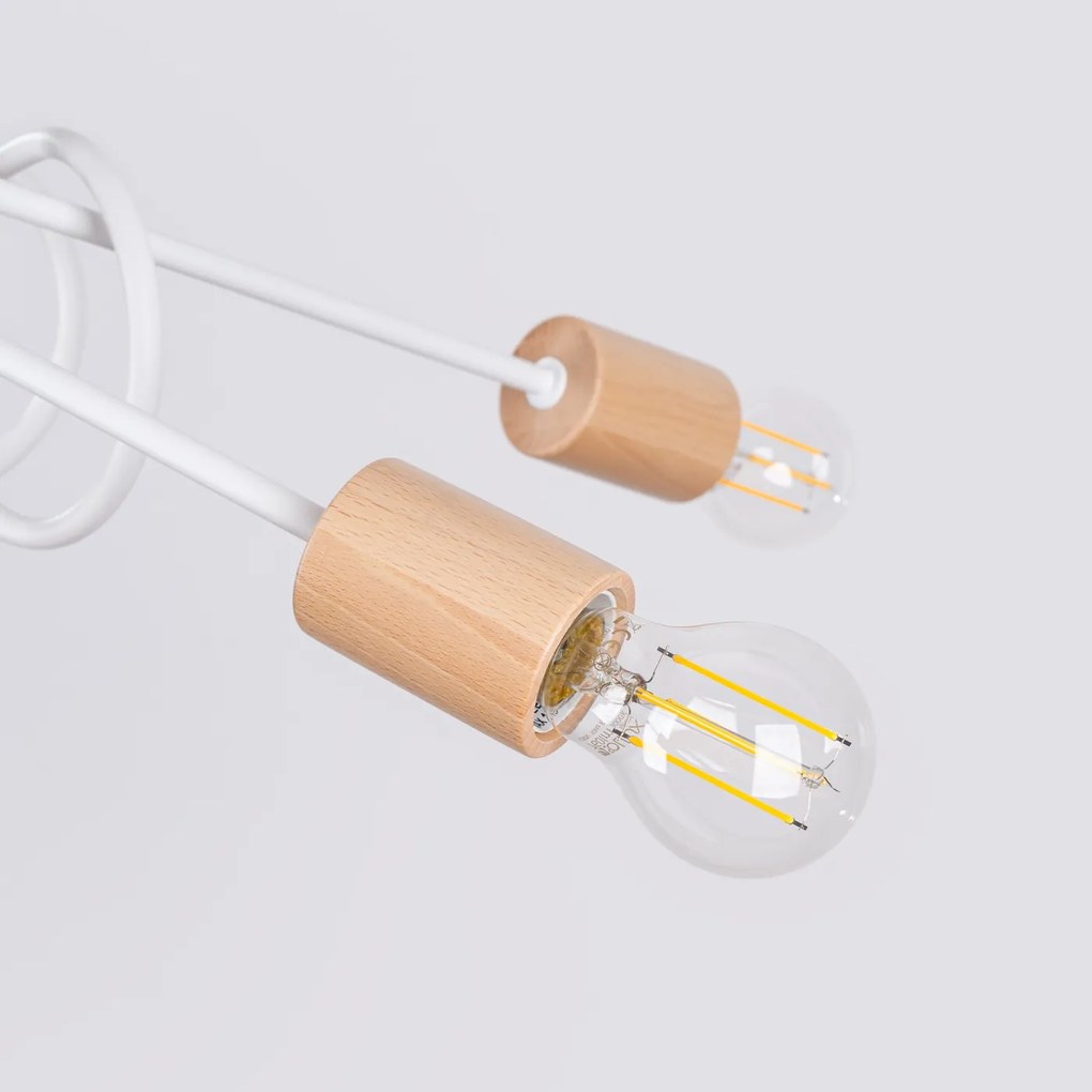 Sollux Lighting Lustr EMBER 5 bílý