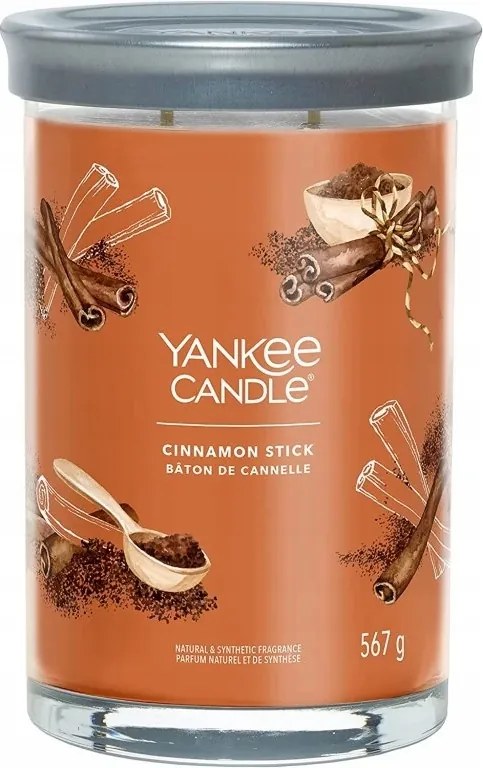Yankee Candle svíčka Signature Tumbler ve skle velká Cinnamon Stick 567 g