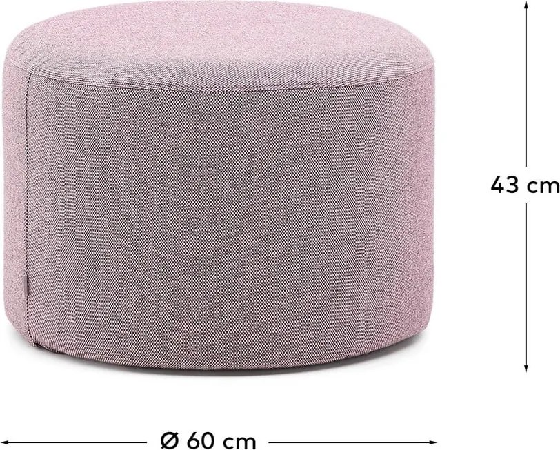 Fialový taburet Kaeli – Kave Home