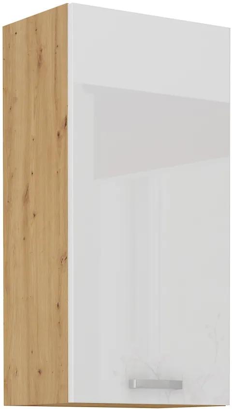 STL 50 cm skříňka horní jednodveřová ARTISAN (výška 90 cm) Barevné provedení ARTISAN: Krémový lesk