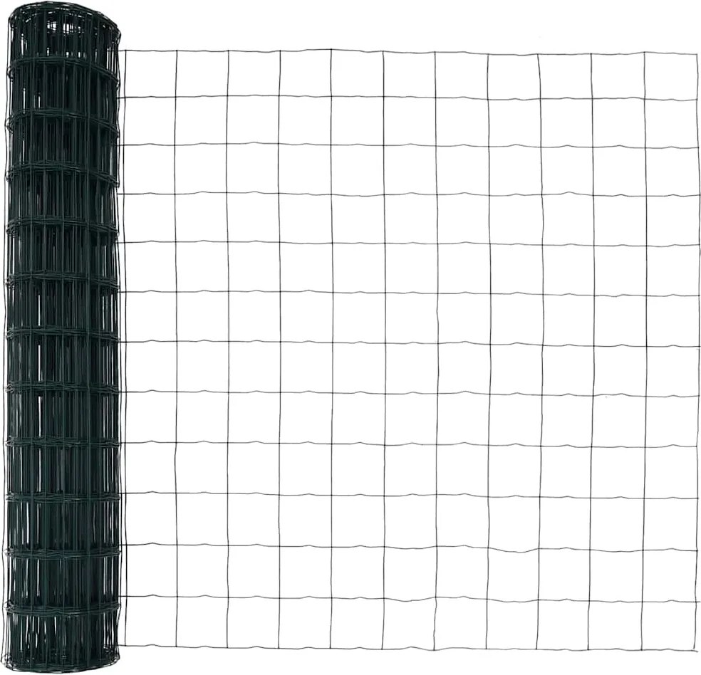 Evropský plot se hroty 10 x 1,2 m Ocel potažená PVC Zelená 3350572