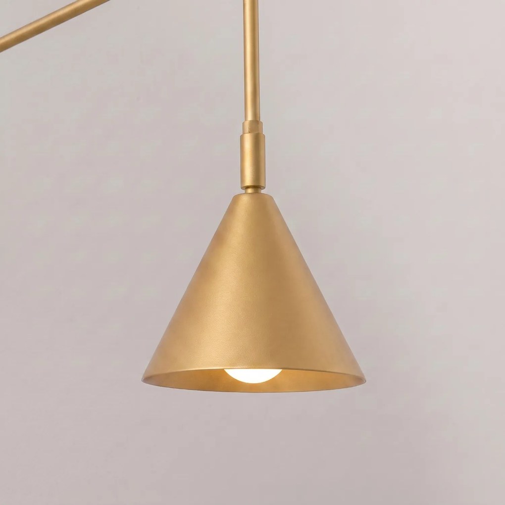 Sollux Lighting Nástěnné svítidlo NOX 1 zlaté s vypínačem